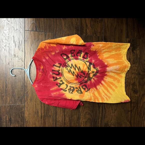 Shirts | Grateful Dead Syf Tie Dye Red Yellow 5th Anniversary L | Poshmark